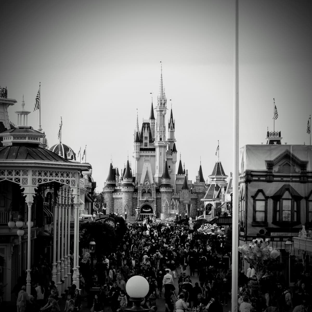Walt Disney World en images noir et blanc – Le monde de Disney