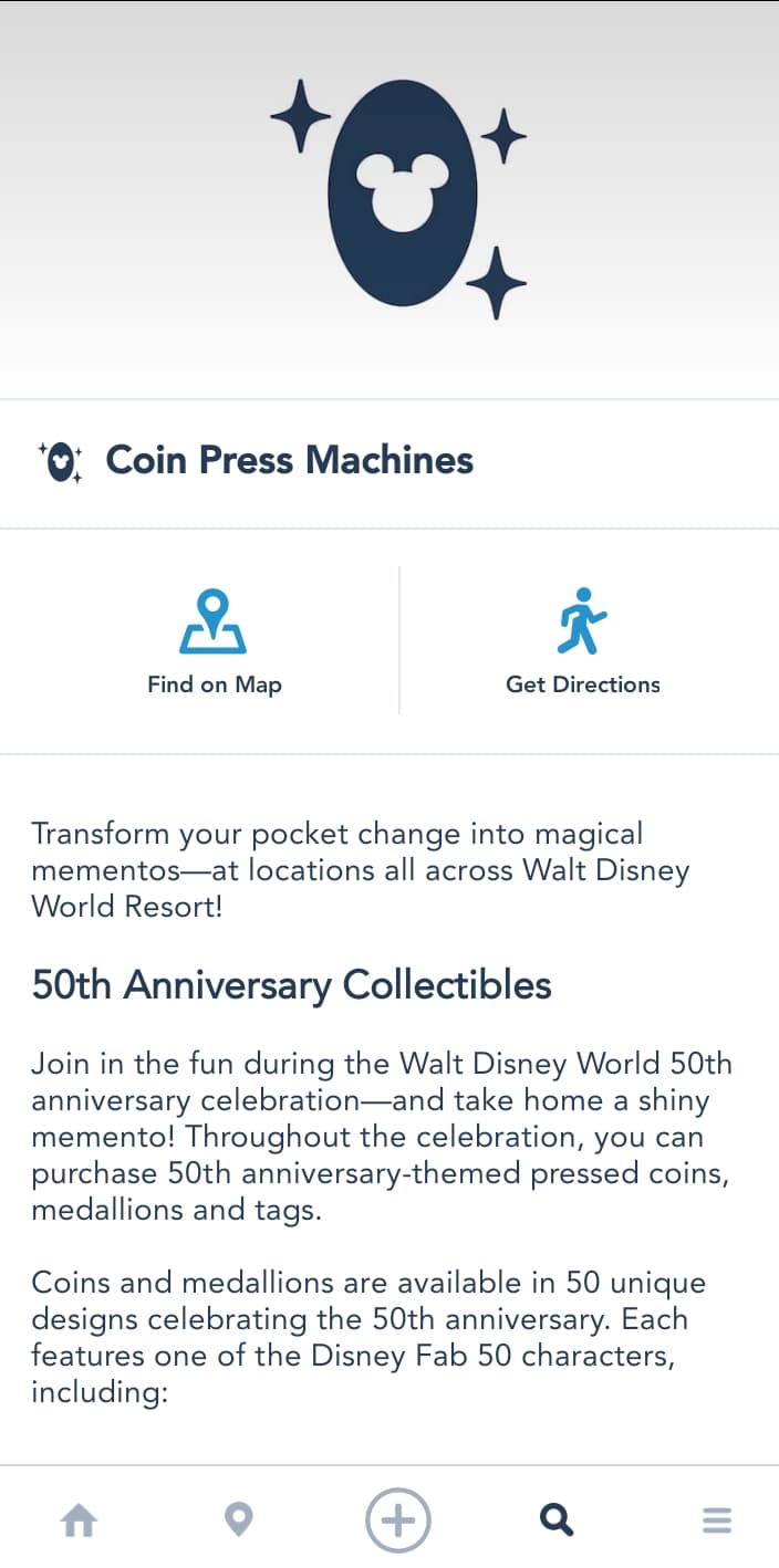 Comment trouver des machines Coin Press sur l’application My Disney ...